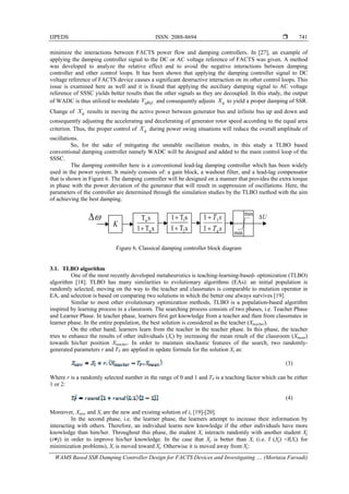 WAMS-Based SSR Damping Controller Design for FACTS Devices and Investigating Effects of ...