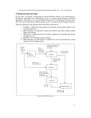 A FRAMEWORK FOR DEVANAGARI SCRIPT-BASED CAPTCHA | PDF | Programming Languages | Computing