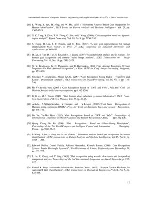 BIOMETRIC AUTHORIZATION SYSTEM USING GAIT BIOMETRY | PDF