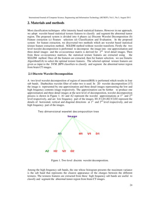 Automatic Diagnosis of Abnormal Tumor Region from Brain Computed Tomography Images Using Wavelet ...