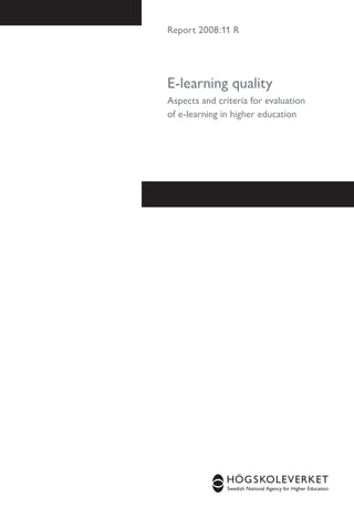 E-learning Quality | PDF