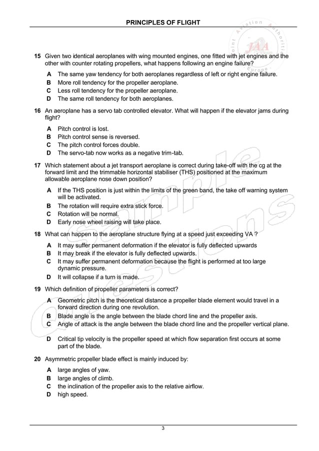 Principle of flight | PDF