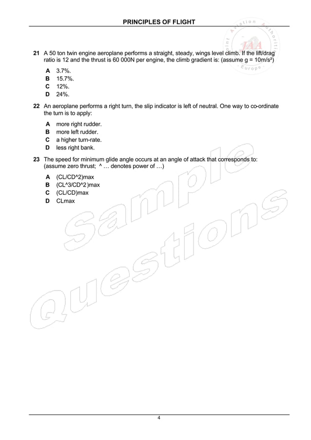 Principle of flight | PDF