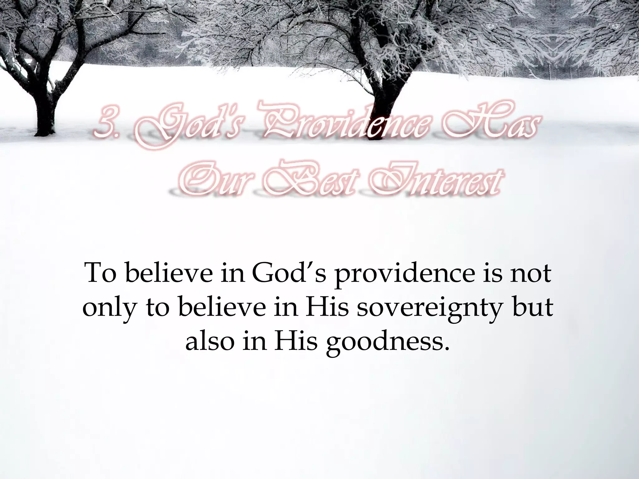 081212 trusting in god's providence rev andrew tan v2 | PPT