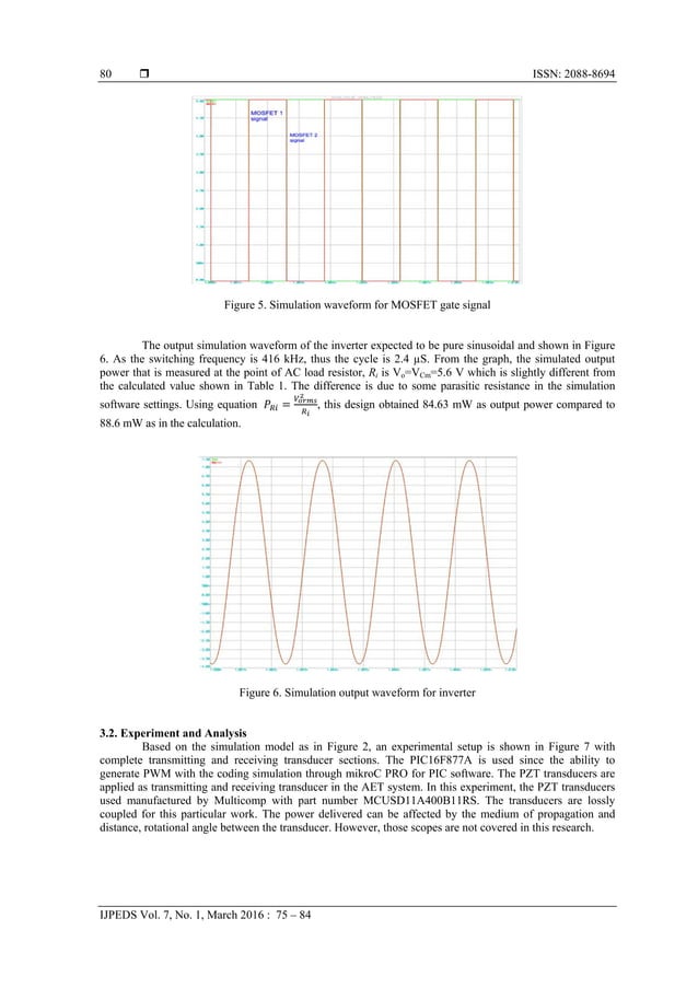 Development of Class D Inverter for Acoustics Energy Transfer ...
