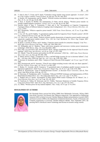 Development of Class D Inverter for Acoustics Energy Transfer Implantable Devices | PDF