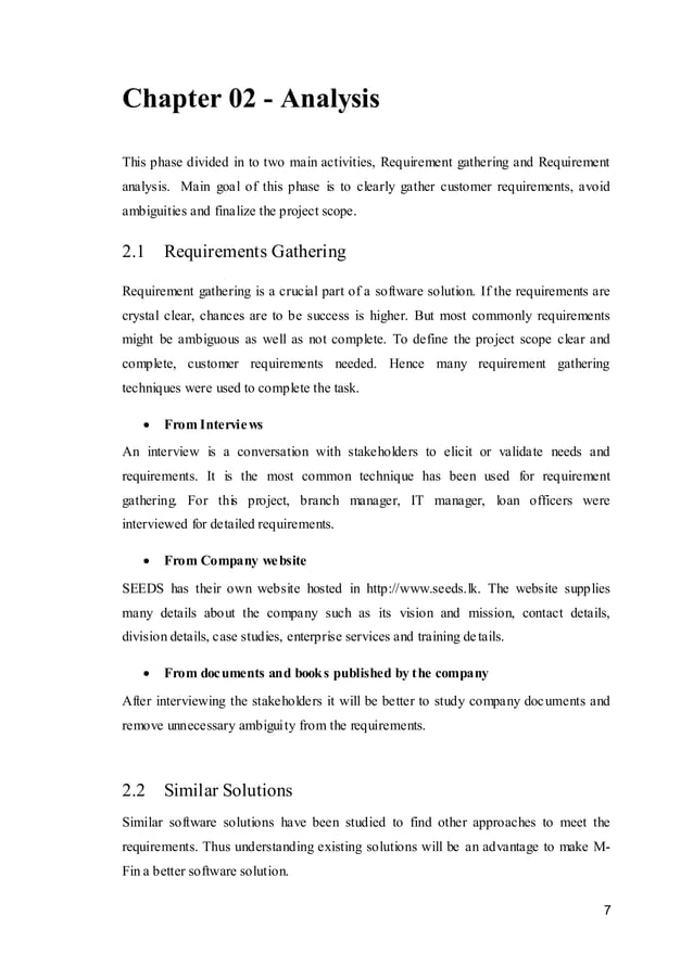 BIT (UCSC) Final Year Project - Microfinance Loan Management System | PDF