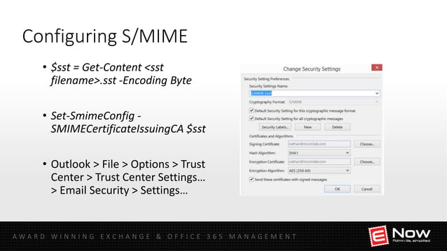 Office 365 Message Encryption | PPT