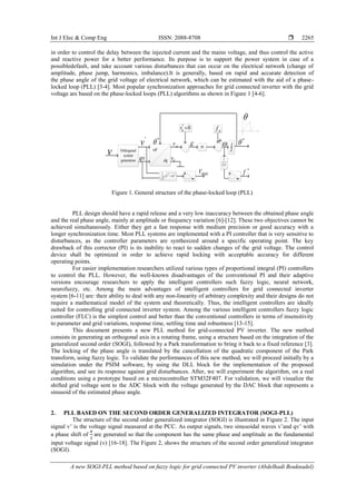 A new SOGI-PLL method based on fuzzy logic for grid connected PV ...