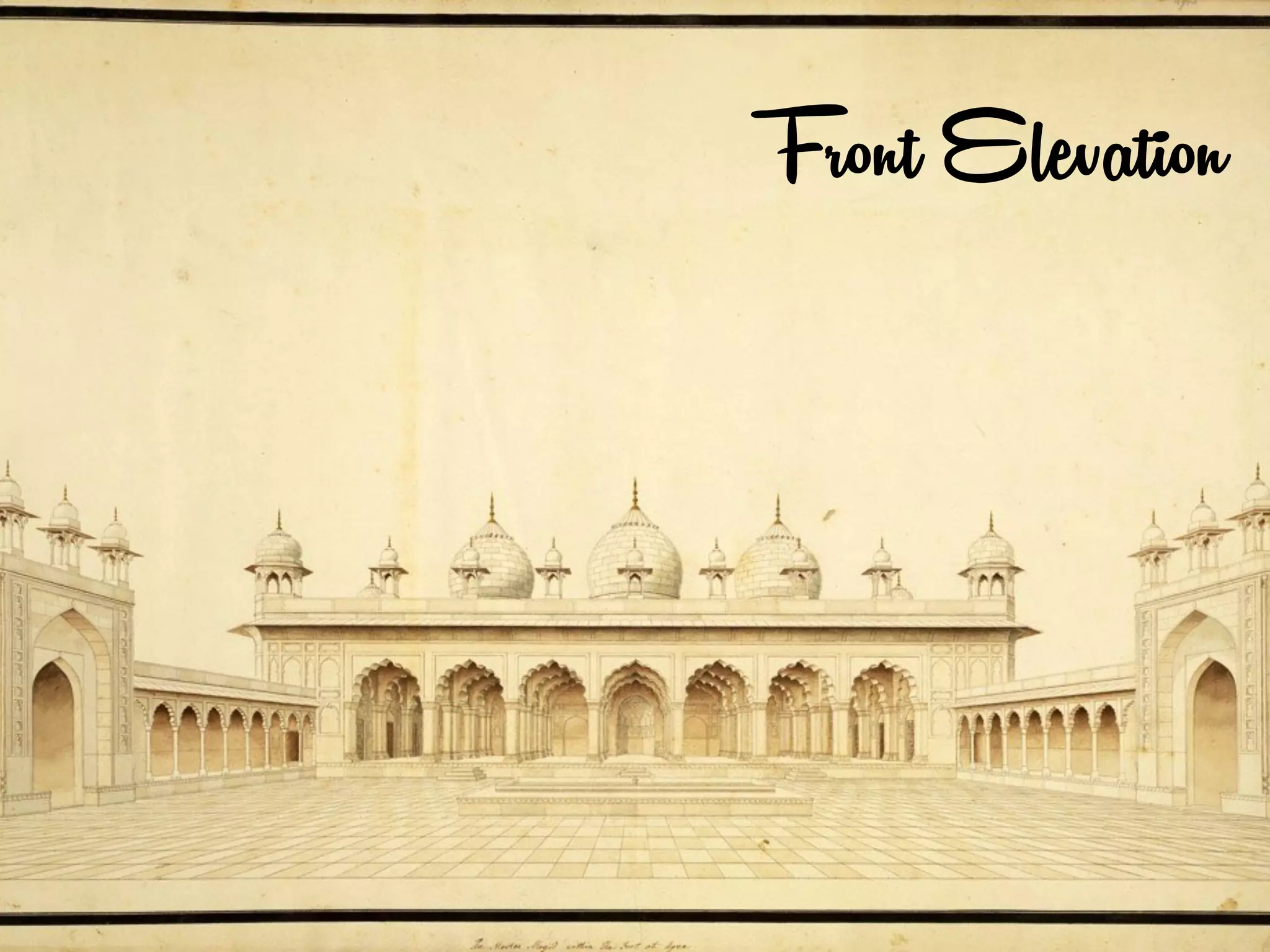 Moti Masjid (Pearl Mosque), Agra Fort | PDF