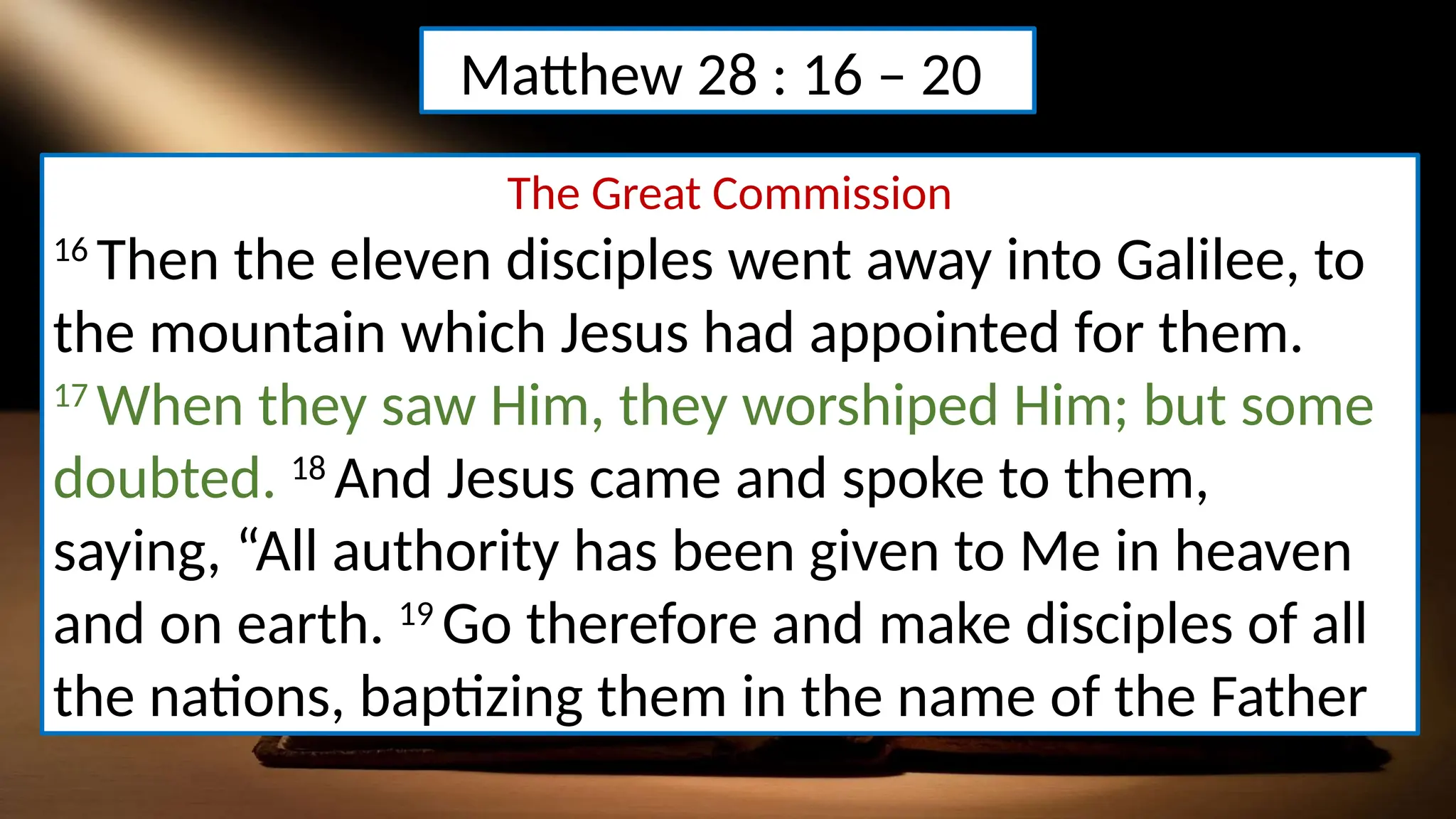 08152021-the-great-commission presentation and explanation | PPTX