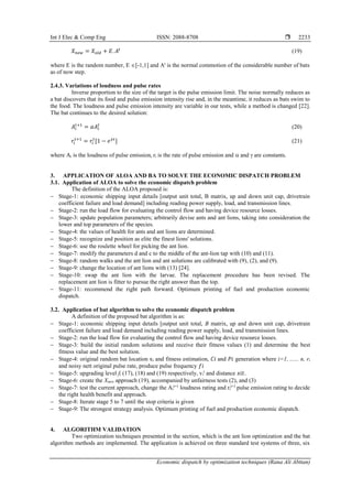 Economic dispatch by optimization techniques | PDF