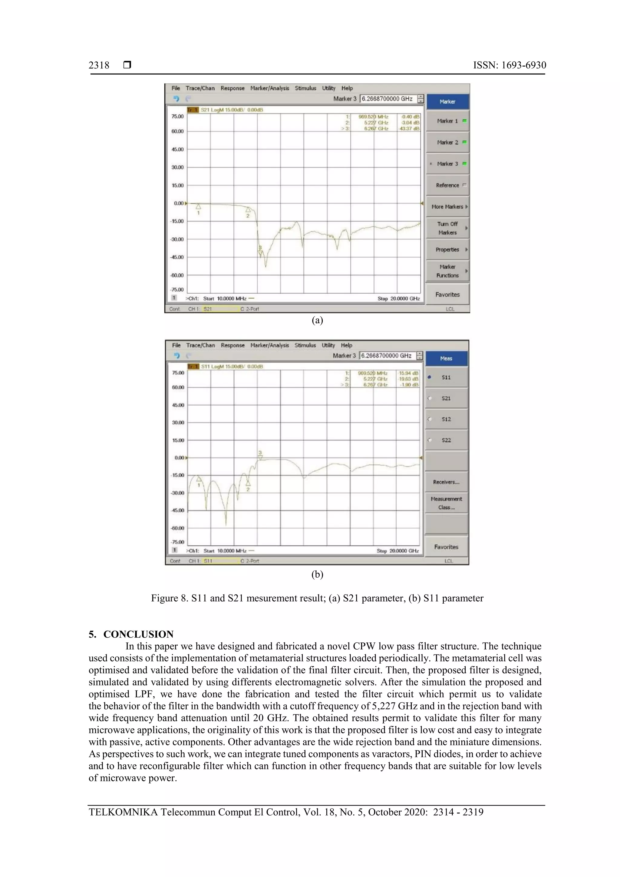 Coplanar Waveguide Low Pass Filter Based On Square Complementary Split Ring Resonator With Wide