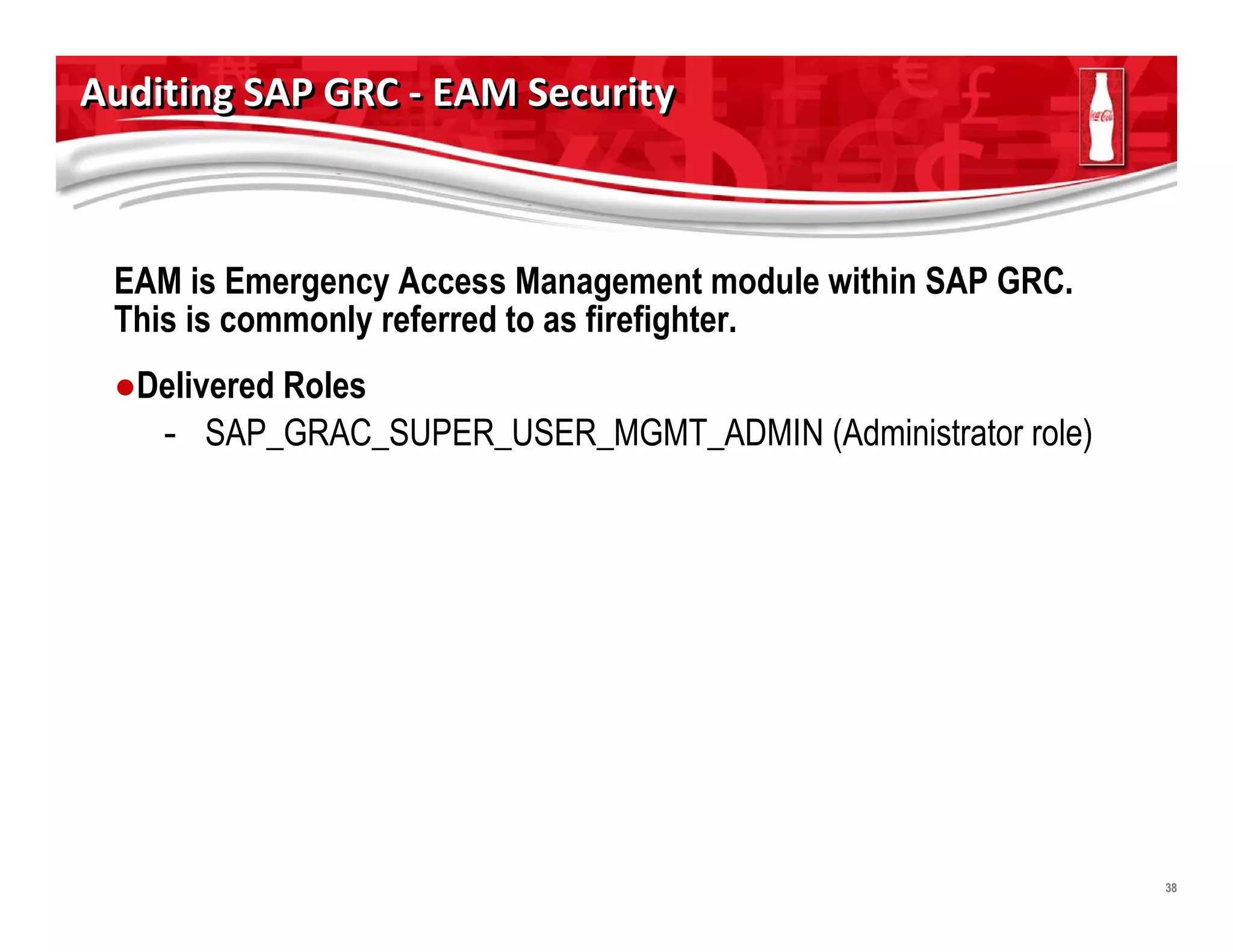 081712 isaca-atl-auditing sap-grc | PDF