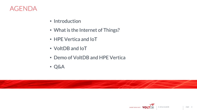 Voltdb And Hpe Vertica Present Building An Iot Architecture For Fast Big Data Pdf