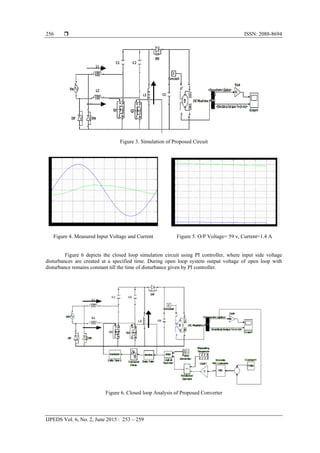 Closed Loop Analysis of Bridgeless SEPIC Converter for Drive Application | PDF