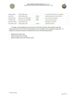 USBR-WWF FINAL REPORT 2010-2014 (FINAL COPY 10-30-14) | PDF