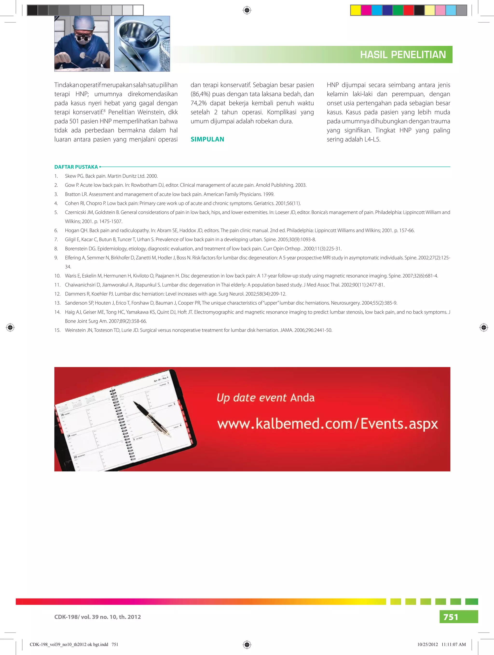 nyeri punggung bawah | PDF