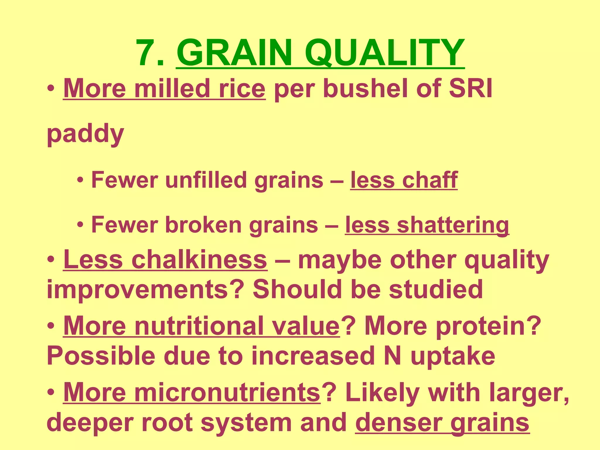 0819 The System of Rice Intensification (SRI): Understanding this ...