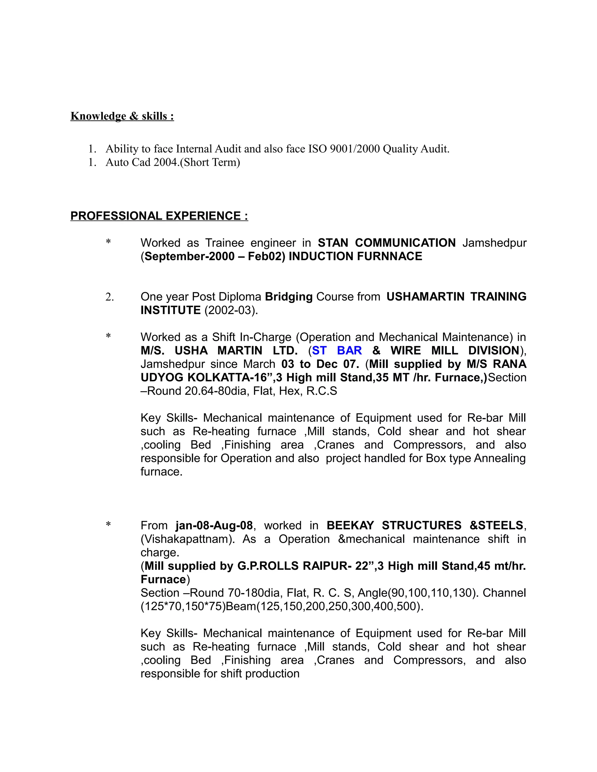 vivek kumar SinghResume | PDF