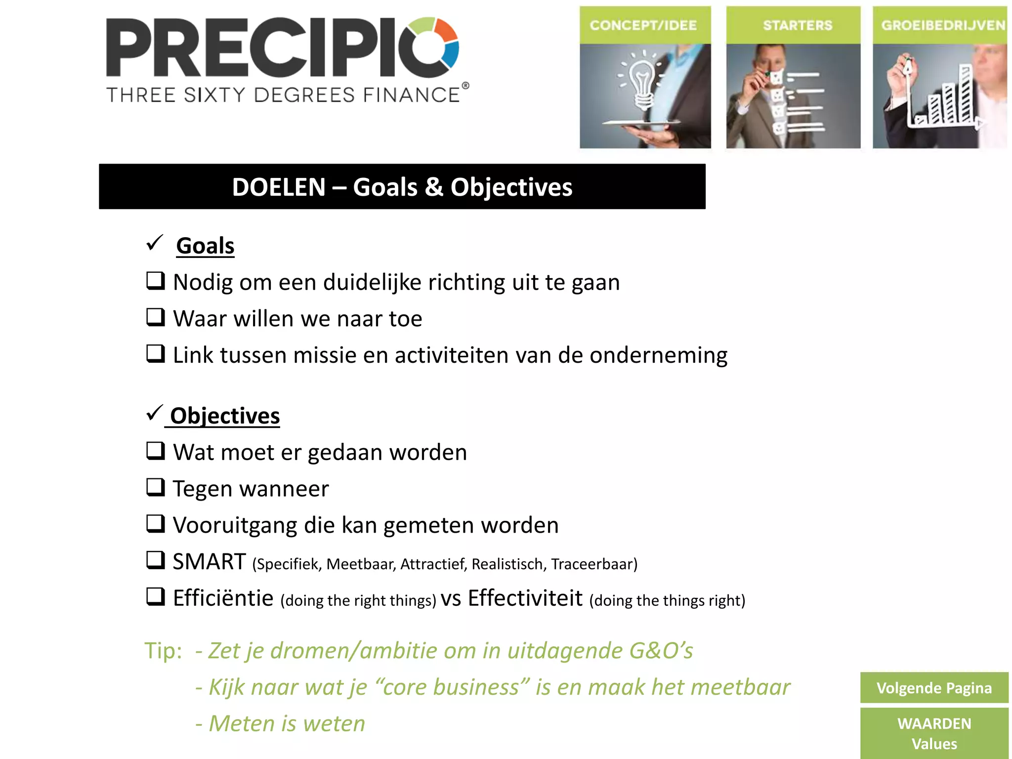 Tips voor een goed Business Plan - Augustus | PPT