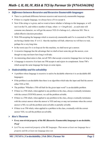 Theory of Computer Science - Post Correspondence Problem | PDF