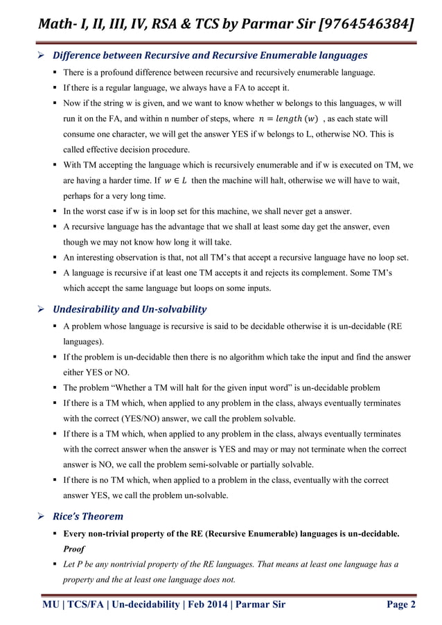 Theory of Computer Science - Post Correspondence Problem | PDF