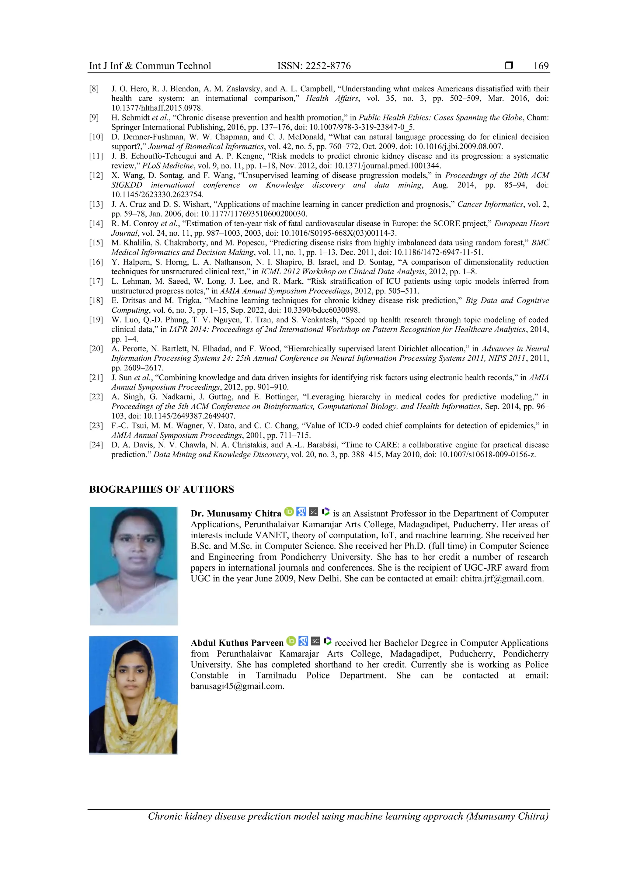 Chronic kidney disease prediction model using machine learning approach ...