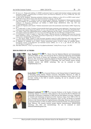 Smart portable system for monitoring vibration based on the Raspberry ...