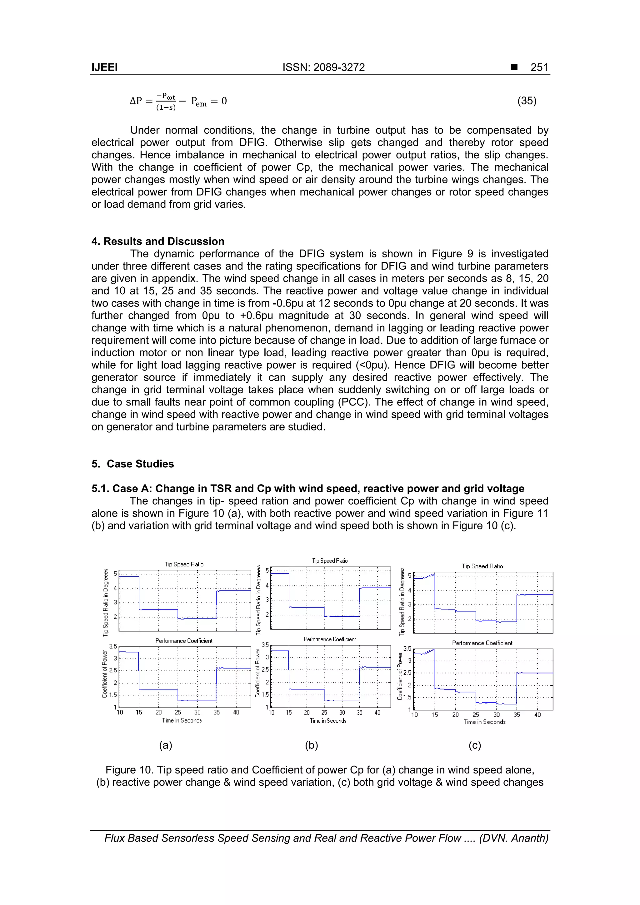 Flux Based Sensorless Speed Sensing and Real and Reactive Power Flow Control with Look-up Table ...