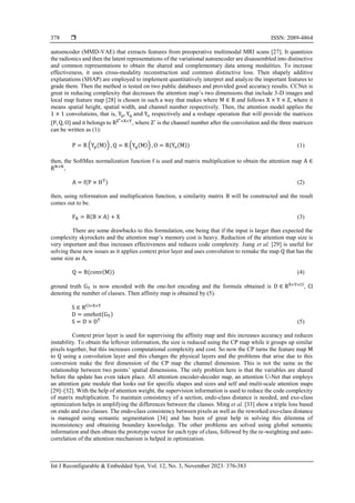 Custom administering attention module for segmentation of magnetic resonance imaging of the ...