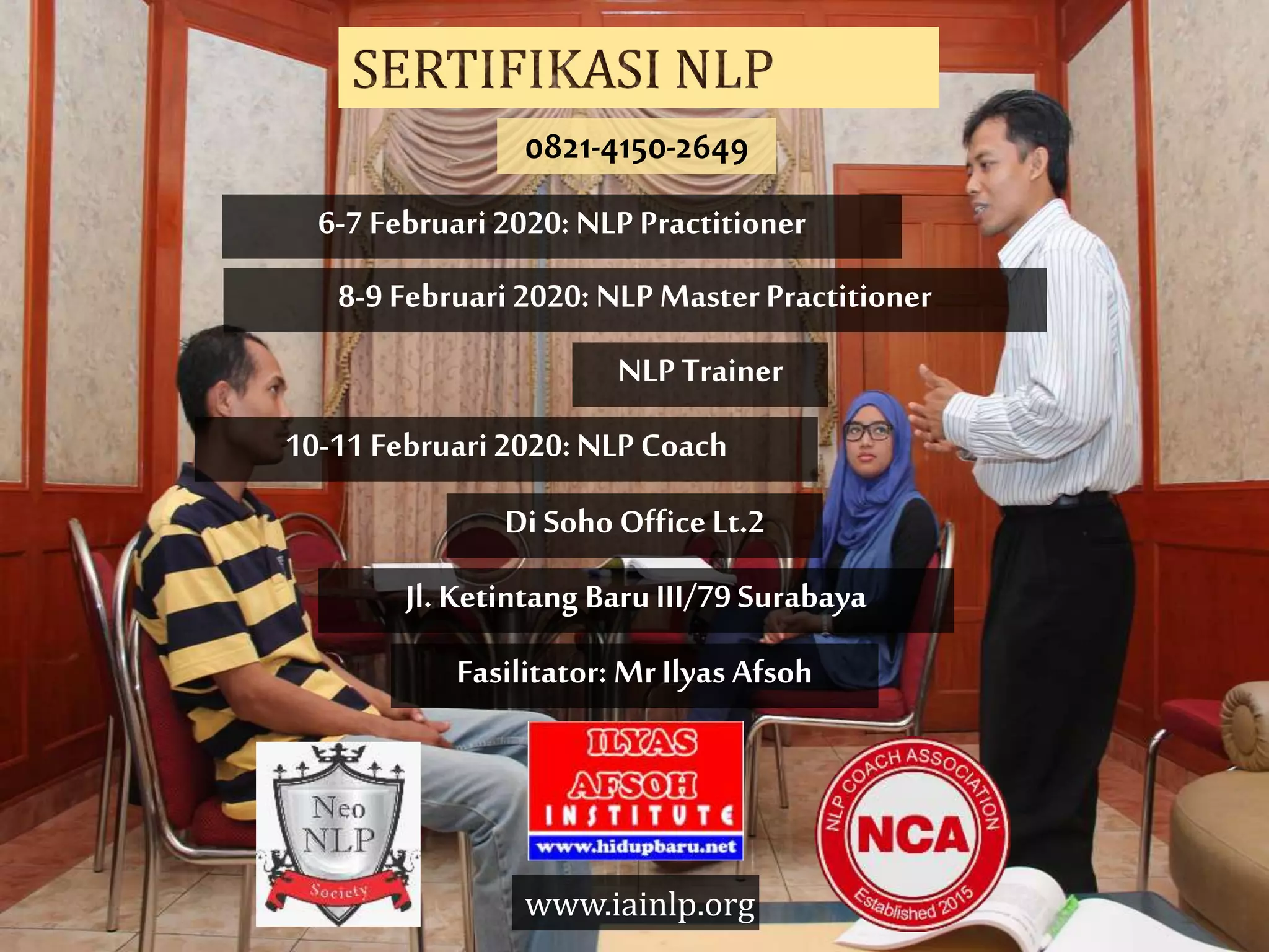 0821-4150-2649 pelatihan nlp surabaya februari 2020 | PPTX