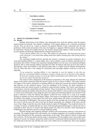 A viewpoint on folklore education: providing students freedom and ...