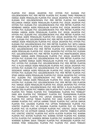 082138579056 agen penjualan plafon pvc shunda di klaten | DOCX