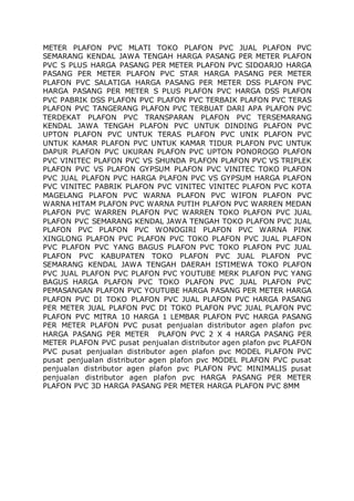 082138579056 toko penjual plafon pvc di semarang | DOCX