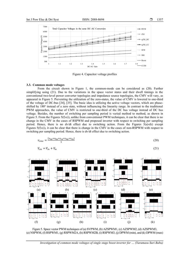 Investigation Of Common Mode Voltages Of Single Stage Boost Inverter For Five Phase Induction