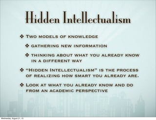 DTC356 Class Notes: August 22, 2013 | PPT