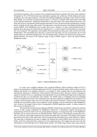 Cost-aware optimal resource provisioning Map-Reduce scheduler for hadoop framework | PDF | Free ...
