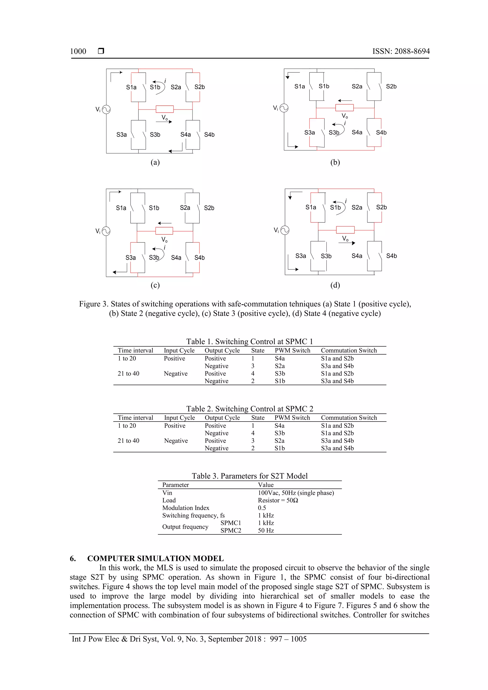Solid-State Transformer (S2T) of Single Phase Matrix Converter | PDF