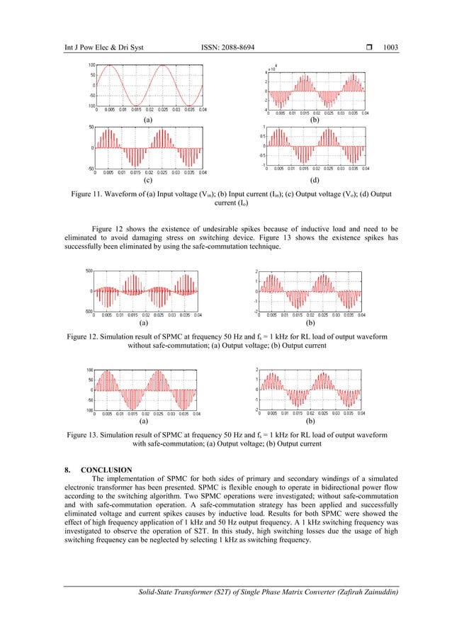 Solid-State Transformer (S2T) of Single Phase Matrix Converter | PDF
