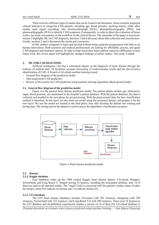 Potential directions on coronary artery disease prediction using ...