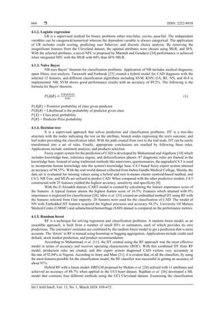 Potential directions on coronary artery disease prediction using ...