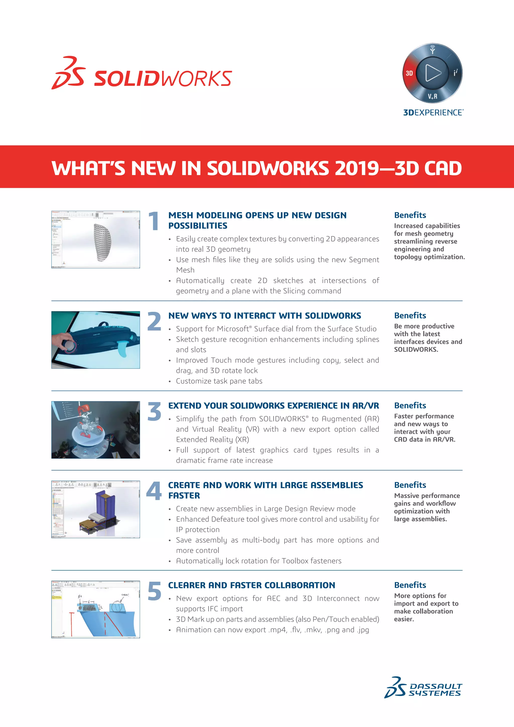 Top 10 New Features in SOLIDWORKS 2019 - 3D CAD | PDF