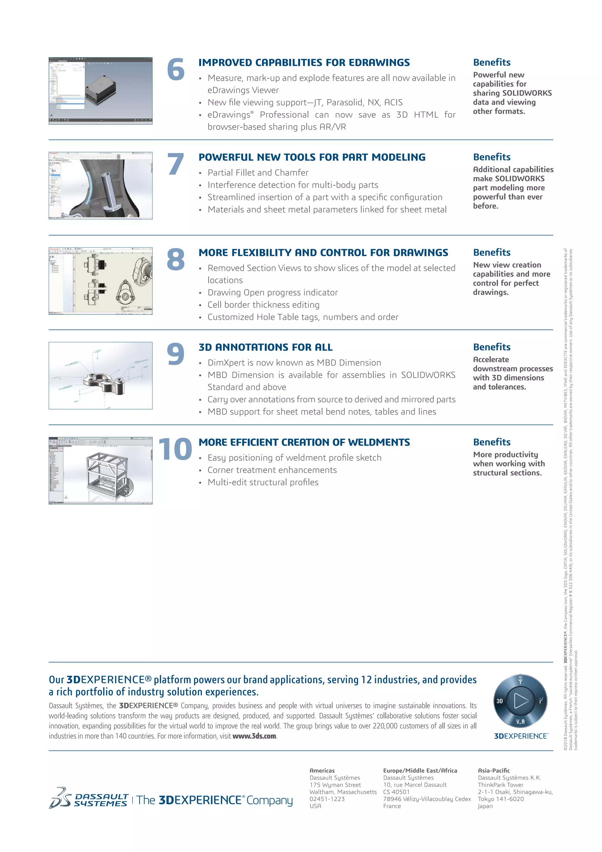 Top 10 New Features in SOLIDWORKS 2019 - 3D CAD | PDF