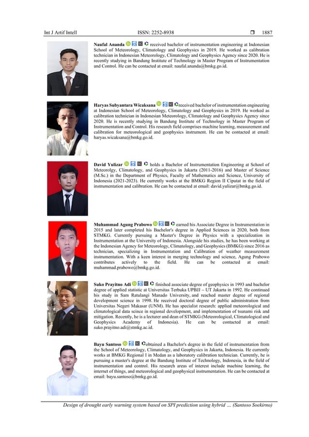 Design of drought early warning system based on standard precipitation index prediction using ...