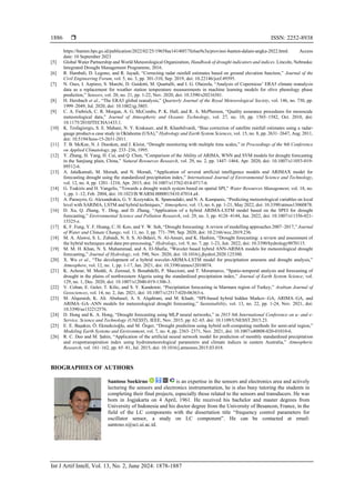 Design of drought early warning system based on standard precipitation index prediction using ...