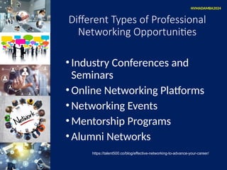 Networking in the Workplace: Career Advancement and Development | PPTX