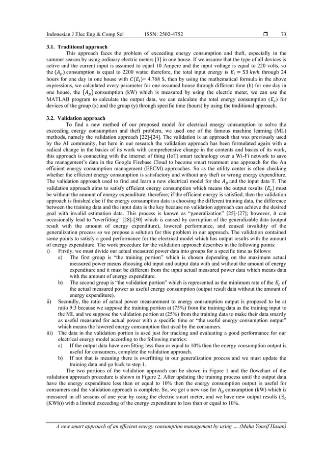 A new smart approach of an efficient energy consumption management by using a machine-learning ...