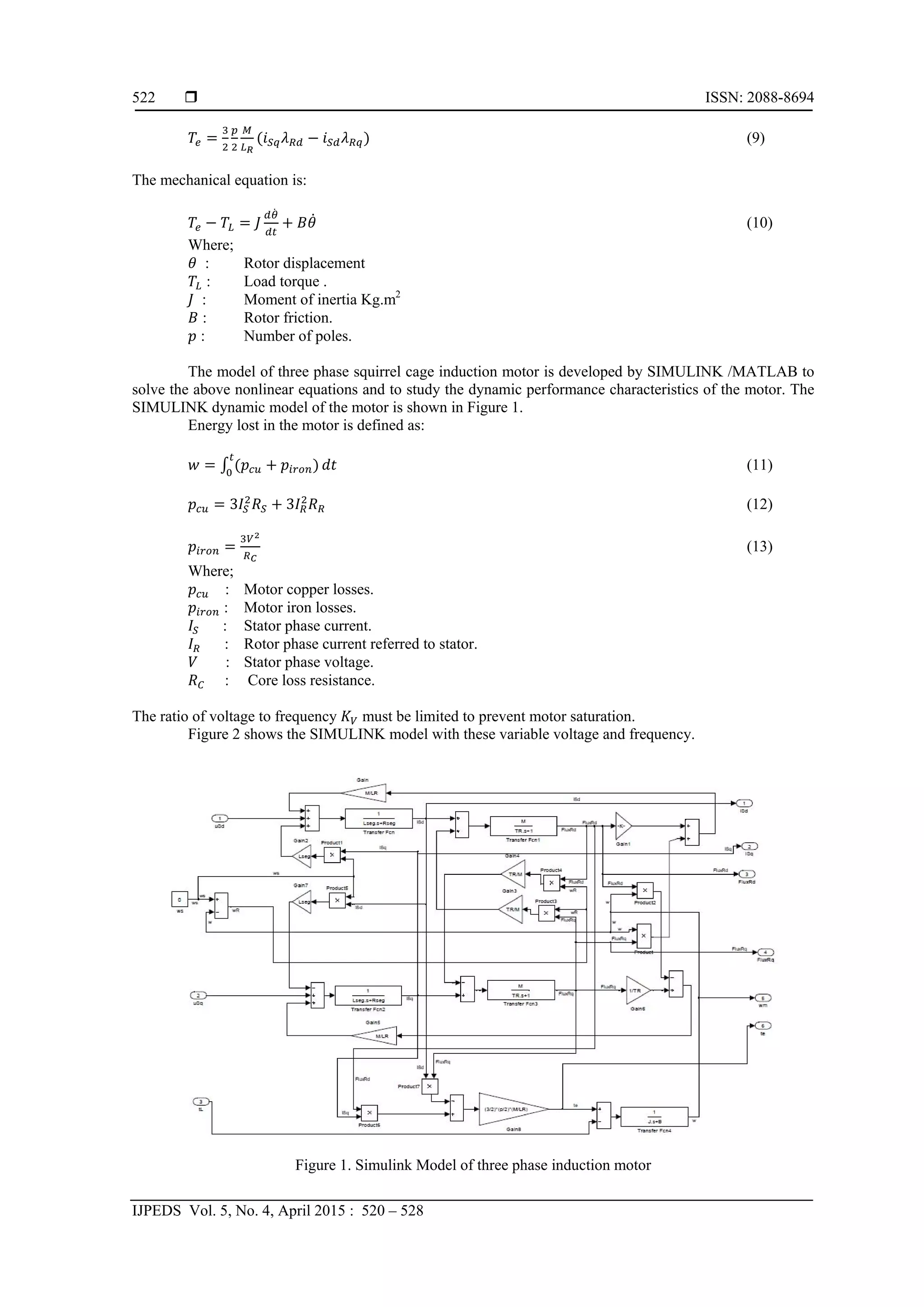 Braking of Three Phase Induction Motorsby Controlling Applied Voltage and Frequency Based on ...