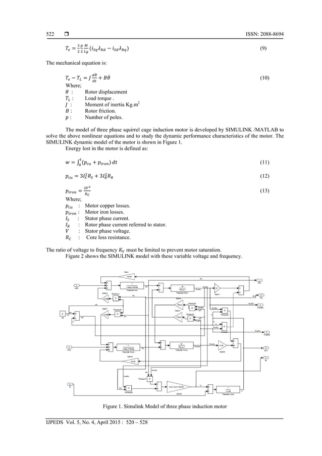 Braking of Three Phase Induction Motorsby Controlling Applied Voltage and Frequency Based on ...